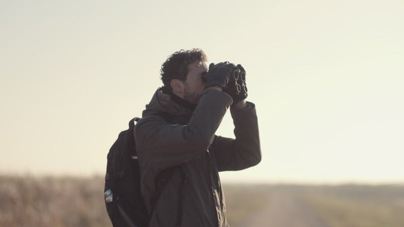 Standing, Man, Birdwatcher, Birdwatching by Gerbert Floor – Stock ...