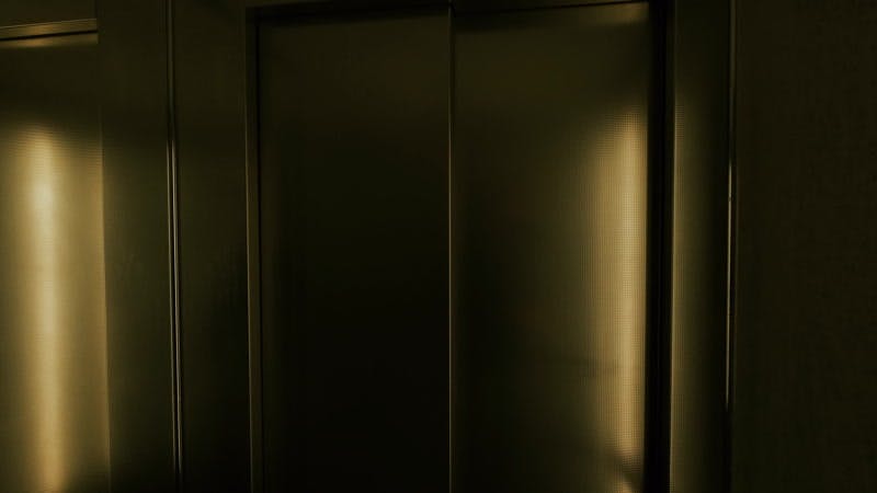 Brick Wall, Pov, Elevator, Opening by Cinematic Vision – Stock Footage ...