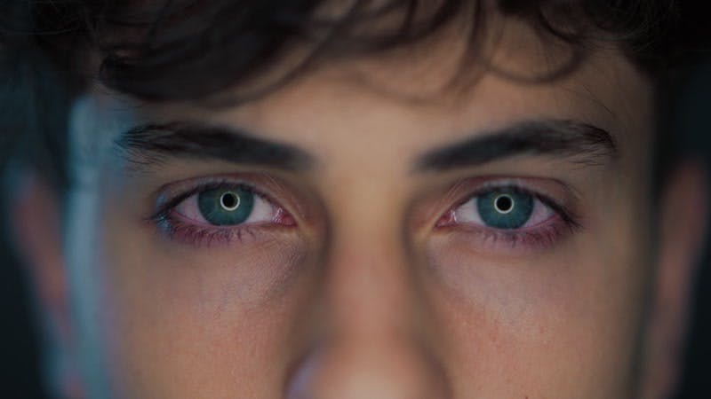 Blinking, Face, Eyebrows, Looking At Camera by Roei Rom – Stock Footage ...