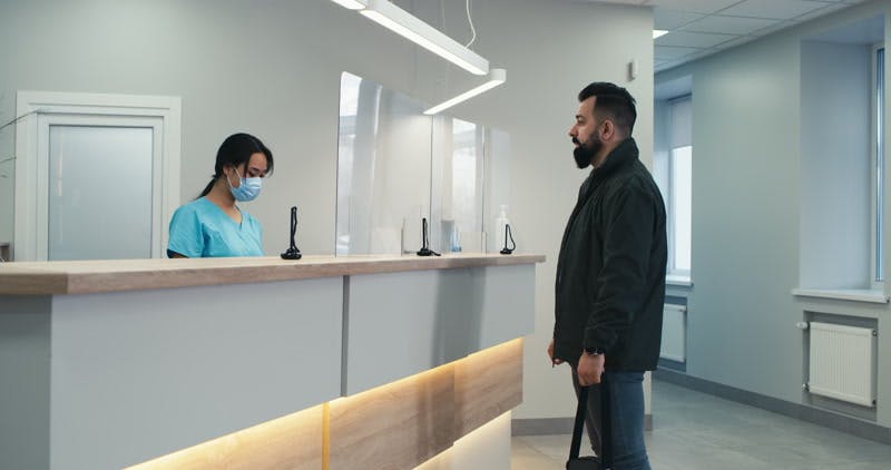 Receptionist, Appointment, Patient, Clinic by Frame Stock Footage ...