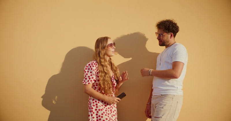 Shadows, Posing, Woman, Man by Film spirits – Stock Footage | Artlist