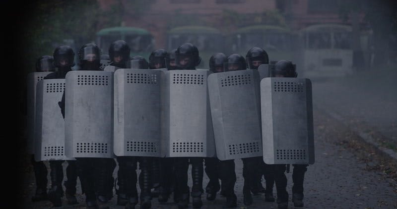 Shields, Formation, Riot, Police by LACOFILMS – Stock Footage | Artlist