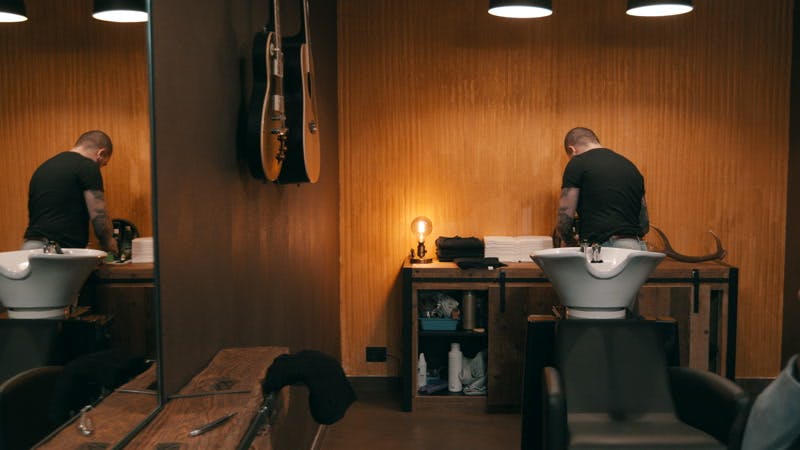 Shaving, Mustache, Beauty Salon, Barber by jmg-visuals – Stock Footage ...