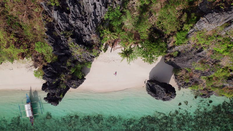 Top Shot, Drone, Vacation, Beach by Morten Lovechild – Stock Footage ...