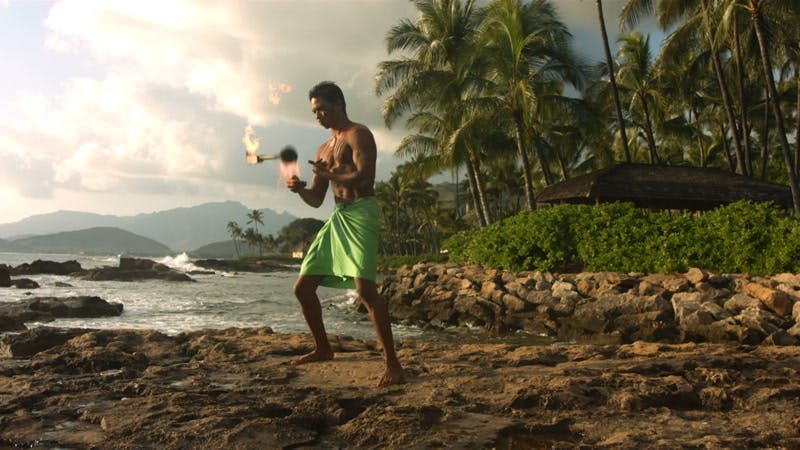 Fire Staff, Samoan Ailao, Hawaii, Polynesian by Via Films – Stock ...