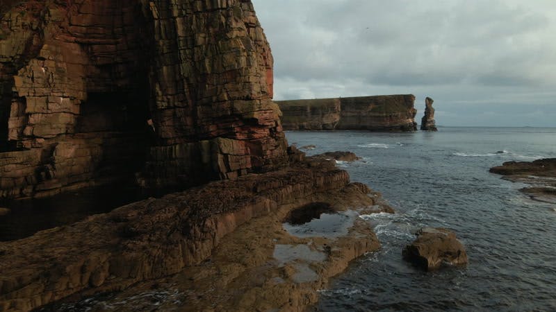 Cliff, Scenic, Landscape, Scotland by Prelude Labs – Stock Footage ...