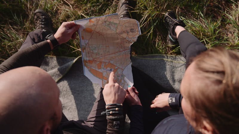 Woman, Looking, Sitting, Map by Mads Bo Kristensen – Stock Footage ...
