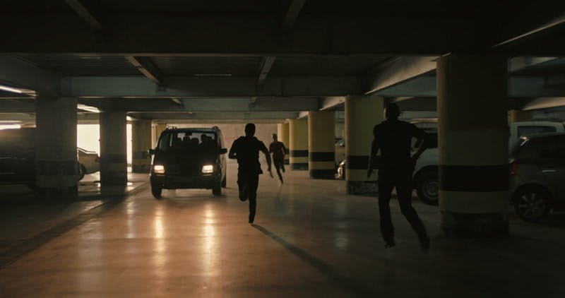 Parking Lot, Running, Suspect, Criminal by LACOFILMS – Stock Footage ...
