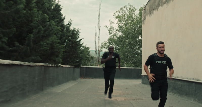 Police Chase, Building, Cops, Chasing by LACOFILMS – Stock Footage ...