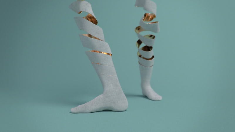 Legs, Unraveling, Sculpture, 3d by HIROSHI TAKAGISHI – Stock Footage ...