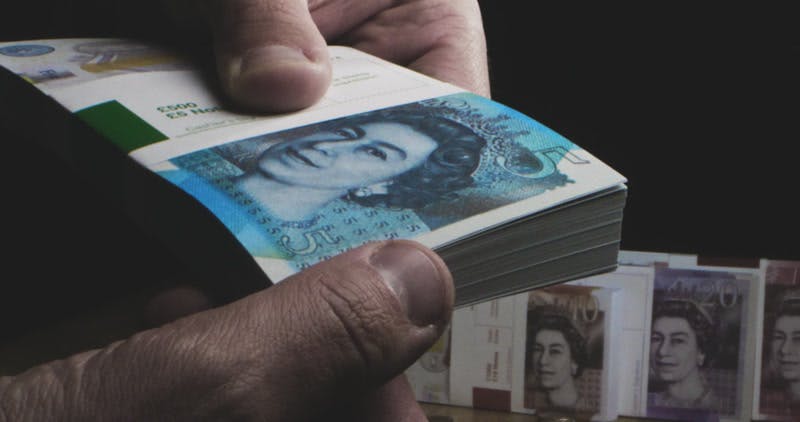 Money, Cash, Pound Sterling, Counting by Hans Peter Schepp – Stock ...