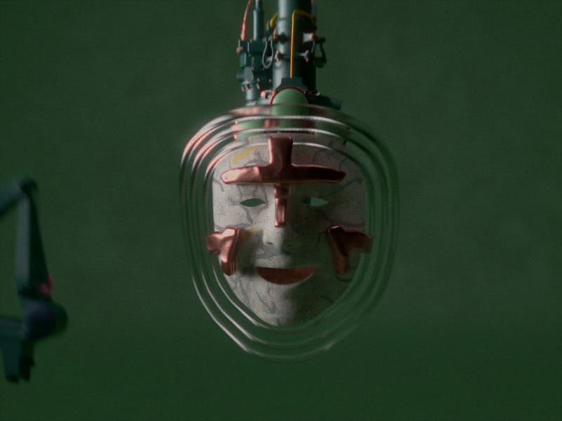 Face, Music Video, Talking Mask, Cgi by Jordan Clarke – Stock Footage ...