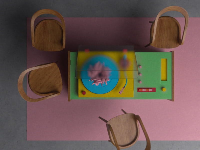 Top Shot, Chairs, Turn Table, 3d by Jordan Clarke – Stock Footage | Artlist