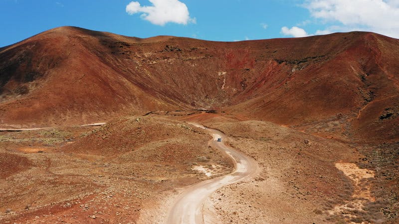 Drone, Canary Islands, Crater, Fuerteventura by Igor Tichonow – Stock ...
