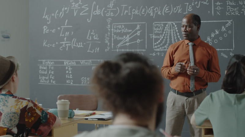 Teacher, Classroom, Chalkboard, Study by AnnaStills – Stock Footage ...