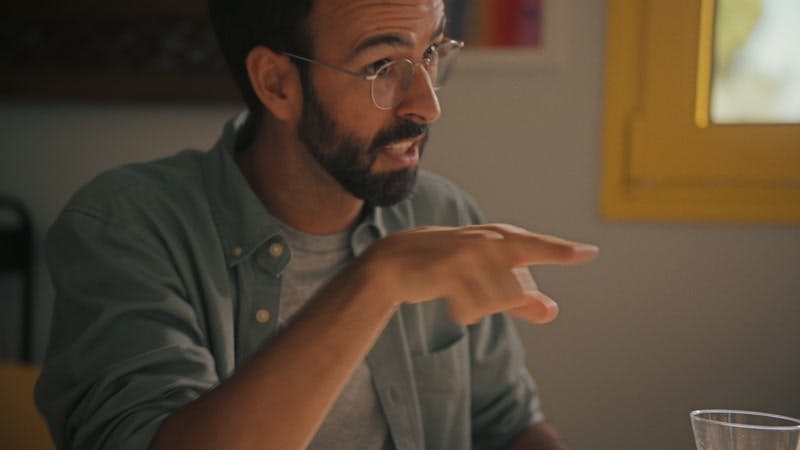 Conversation, Man, Hand Signals, Talking by Azulroto – Stock Footage ...