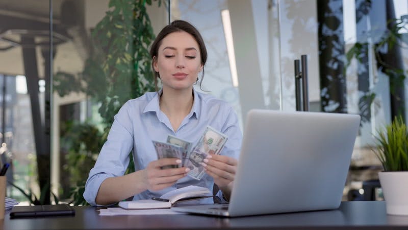 Woman, Money, Bills, Dollars by Cinematic Vision – Stock Footage | Artlist