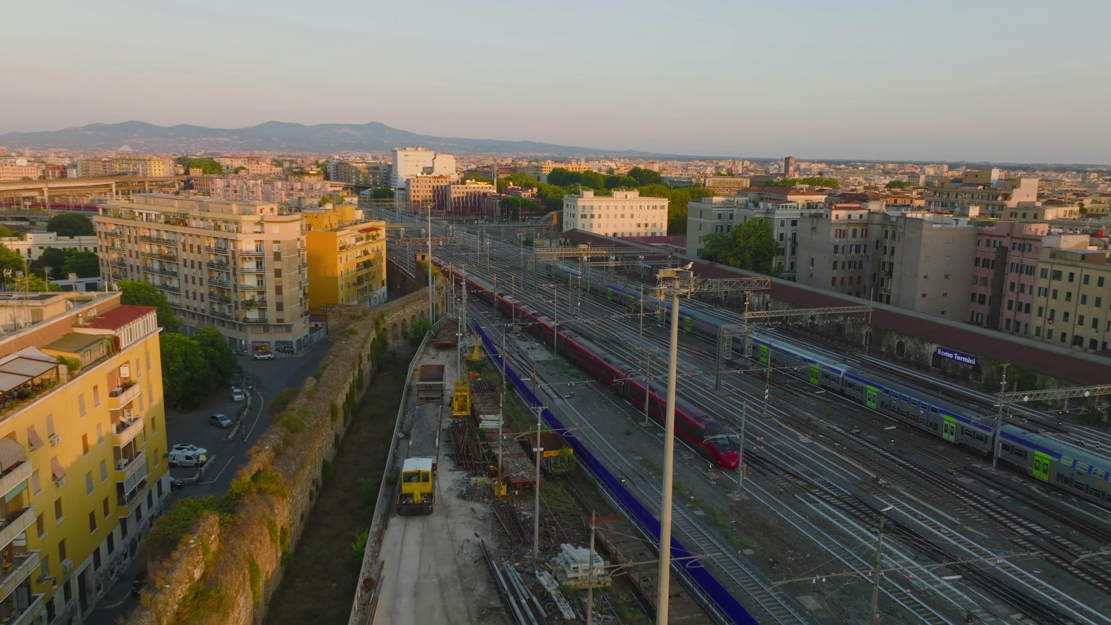 Discover rome-trains-aerials, a story-driven footage | Artlist