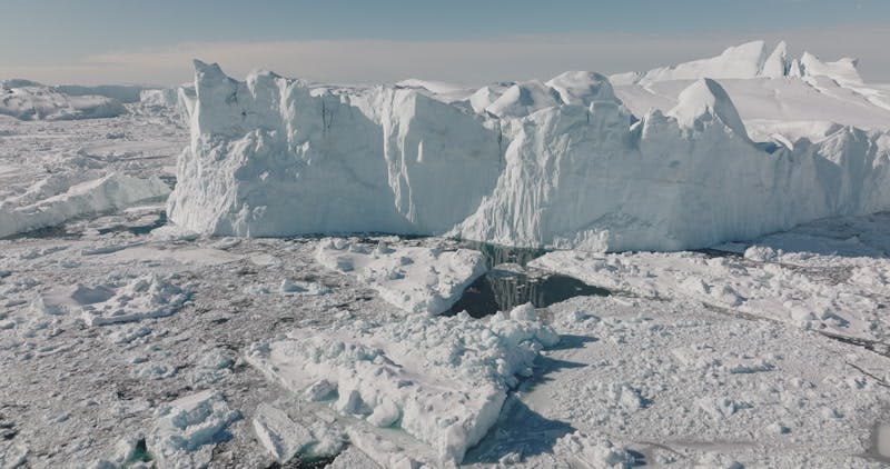 Ocean, Reflection, Iceberg, Greenland by Alpha Visuals – Stock Footage ...