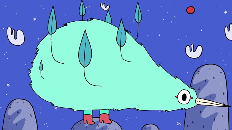 Bird, 2d, Illustrated, Painted by Matisse Gonzalez – Stock Footage ...