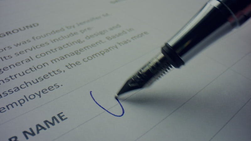 Contract, Deleting, Writing, Signature by Stockbusters – Stock Footage ...