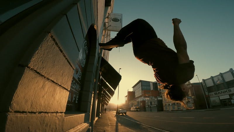 Athlete, Wall, Street, Backflip by Ross Hillier – Stock Footage | Artlist