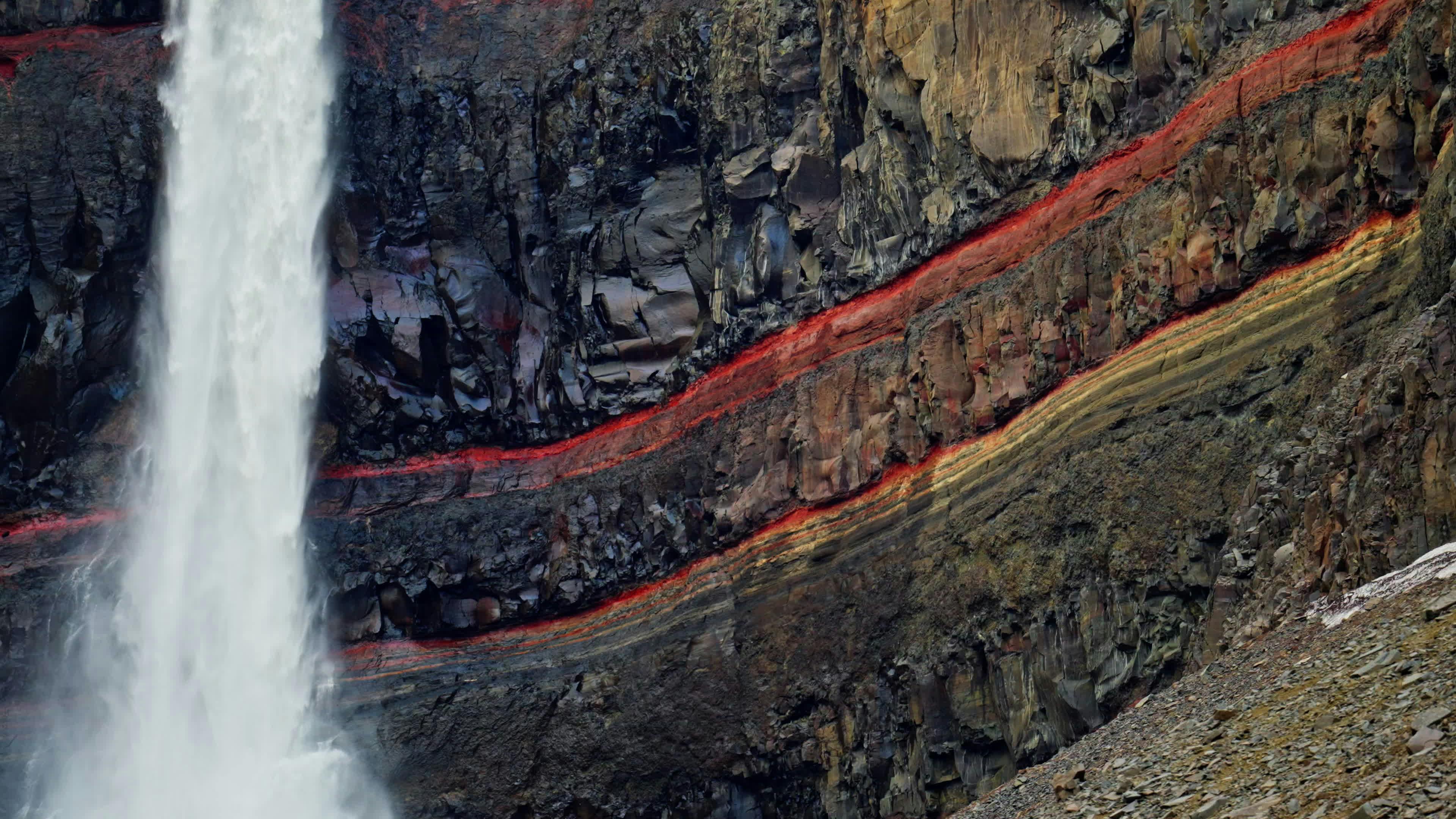 Discover icelandic-waterfall-aerials, a story-driven footage | Artlist