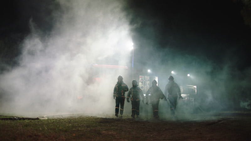 Firefighting, Profession, Arson, Portrait by LACOFILMS – Stock Footage ...