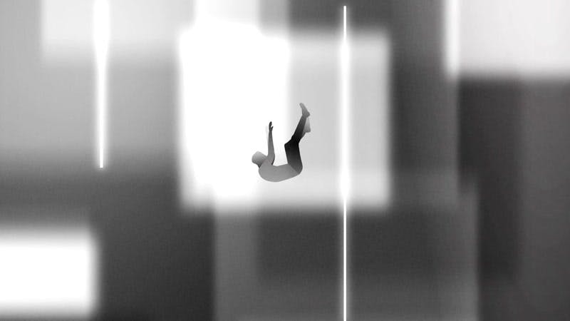 Man, Animated, Black And White, Falling by Camilo Leal – Stock Footage ...