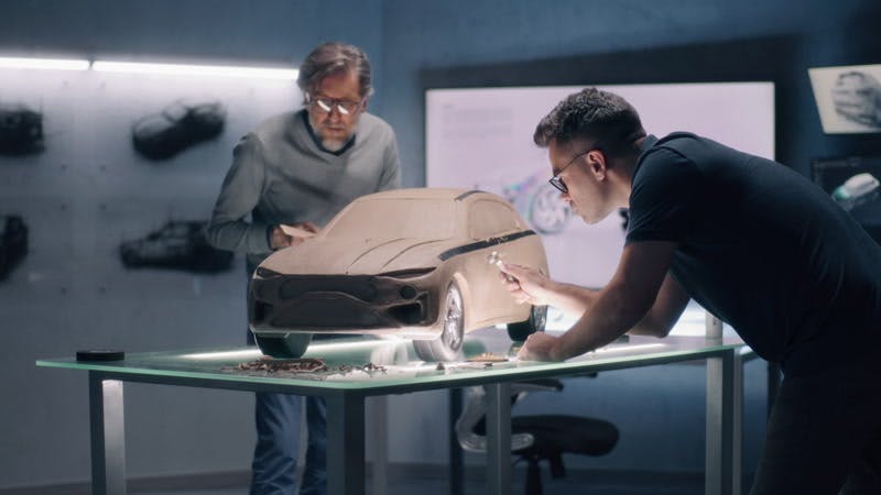 Car Design, 3d Model, Prototype Car, Sculpting by Frame Stock Footage ...