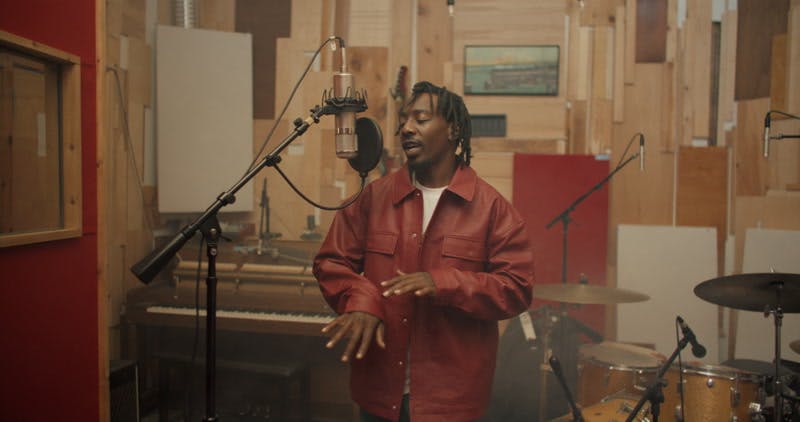 Rapper, Dreadlocks, Microphone, Recording Studio by Maya Baran – Stock Footage | Artlist