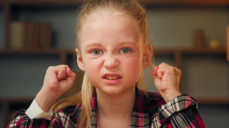 Girl, Angry, Face Expression, Looking At Camera by MayaLab – Stock ...