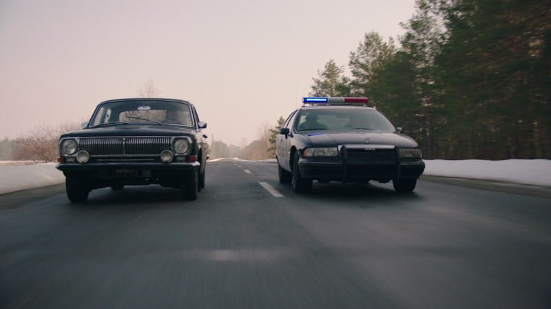 1970s, Crime-scene, Car-chase, Vintage-car by LACOFILMS – Stock Footage ...