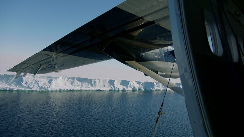 Airplane, Frozen Ocean, Antarctica, Snow by Tanner Fowler – Stock ...