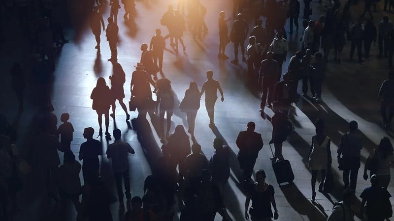 Shadows, Crowded, Lensflare, Luggage Trolley by Animedias – Stock ...