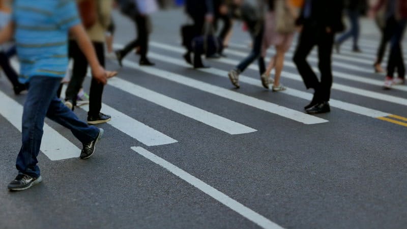 Pedestrians, Crosswalk, Road, Legs by Animedias – Stock Footage | Artlist
