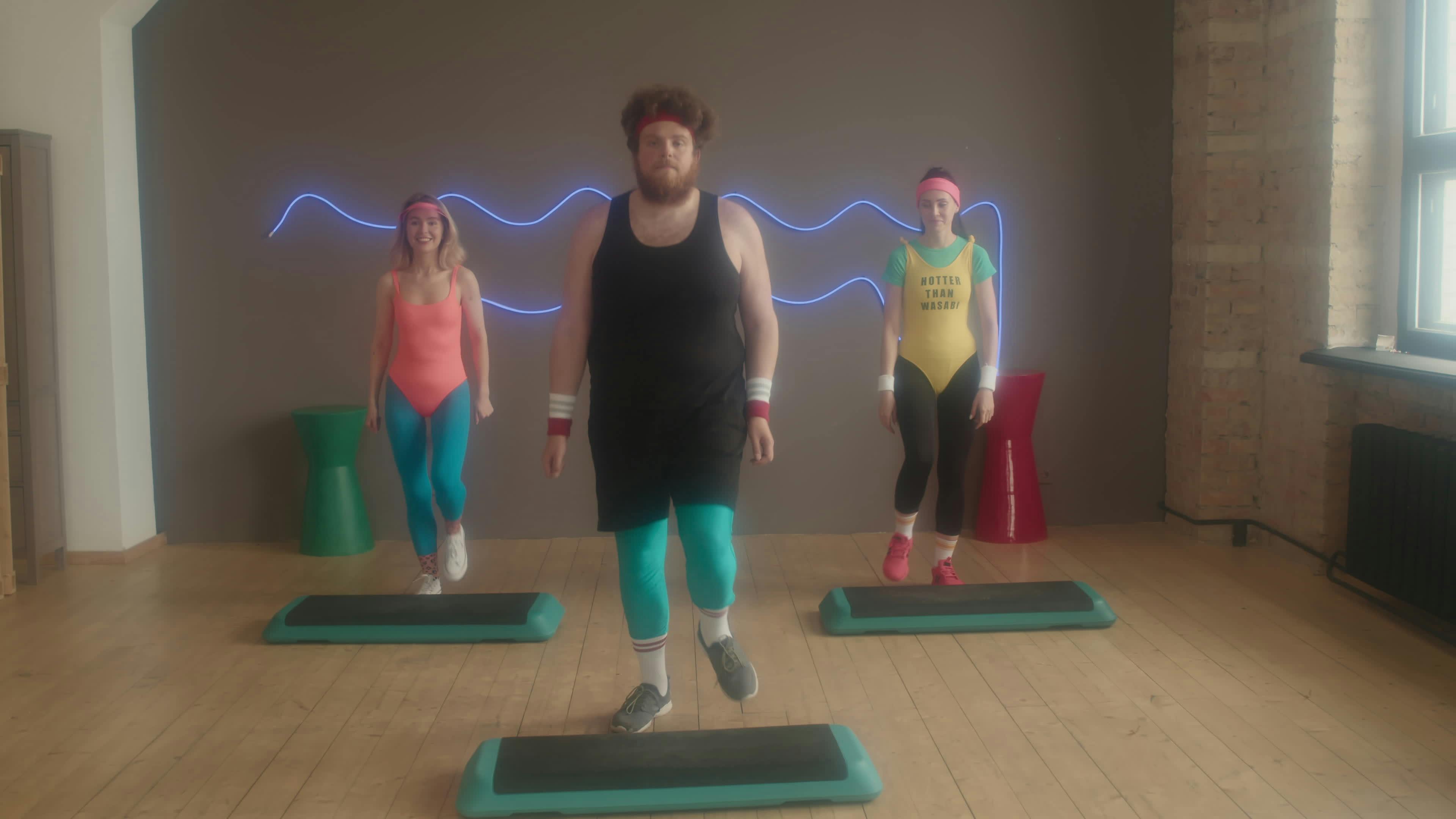 Discover retro-aerobics-workout, a story-driven footage | Artlist