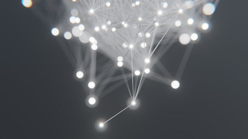 White, Light Dots, Animated, Connecting by Finn Moeller – Stock Footage ...