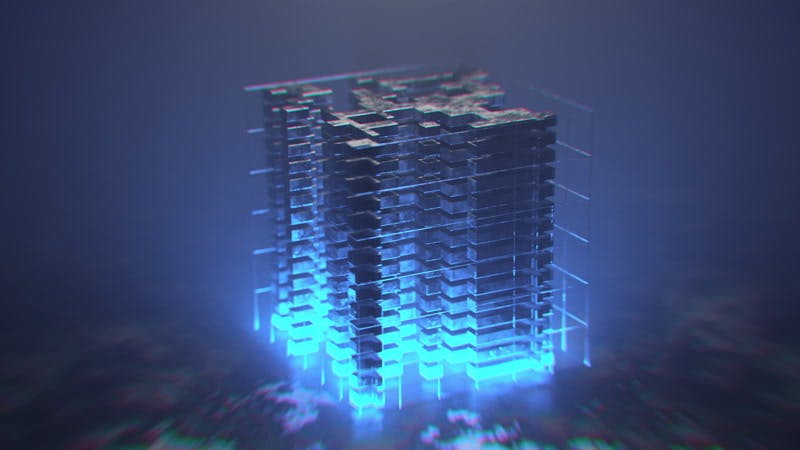 Spinning, Blocks, Transform, Glowing by Finn Moeller – Stock Footage ...