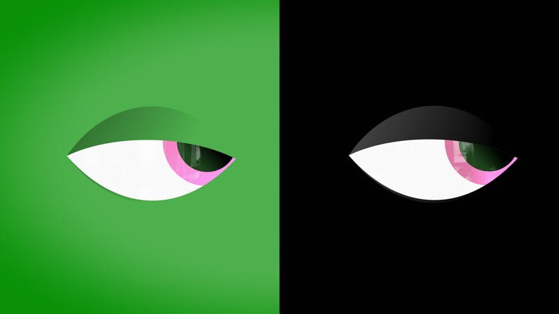 Eyes, Pupils, Eyelids, 2d Animation by Finn Moeller – Stock Footage ...