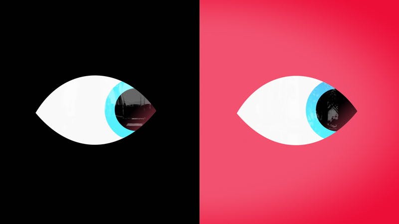 Pupils, Colorblock, Blinking, 2d Animation by Finn Moeller – Stock ...