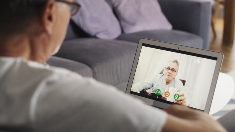 Man, Screen, Ots, Video Call by Gpoint Studio – Stock Footage | Artlist