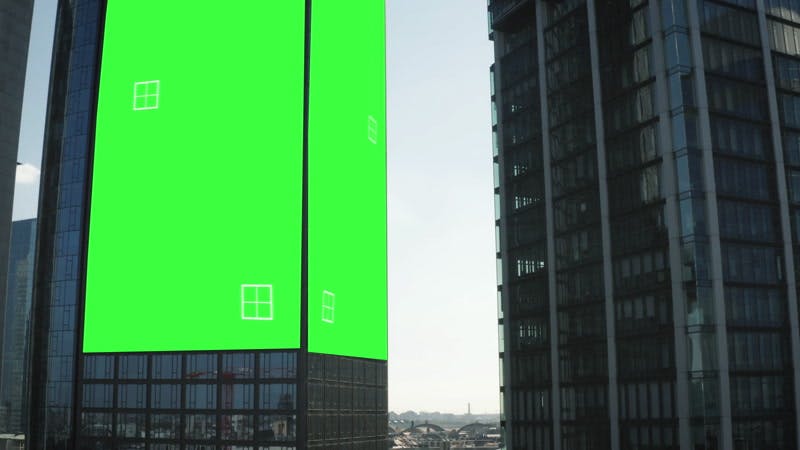 Green Screen, City, Greenscreen, Skyscrapers by 21 Aerials – Stock ...