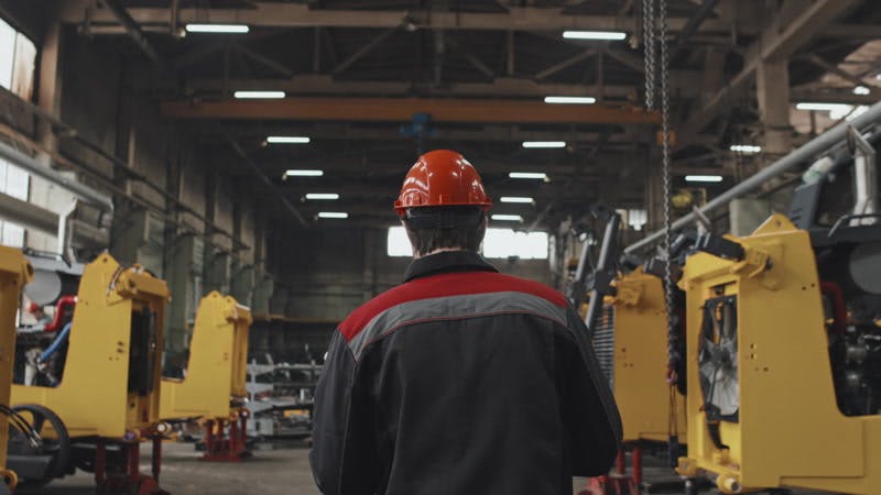 Manufacture, Machines, Helmet, Man by Pressmaster – Stock Footage | Artlist