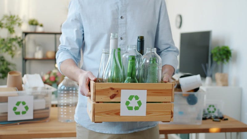 Trash, Crate, Waste Bottles, Holding by VITALY GARIEV – Stock Footage ...