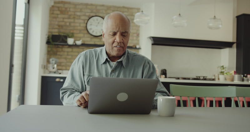 Apartment, Laptop Computer, Sitting, Typing by Erwin de Boer – Stock Footage | Artlist