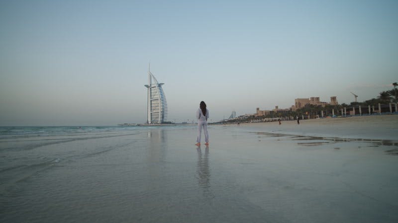 Sand, Sea, Beach, Burj Al Arab by 21 Aerials – Stock Footage | Artlist