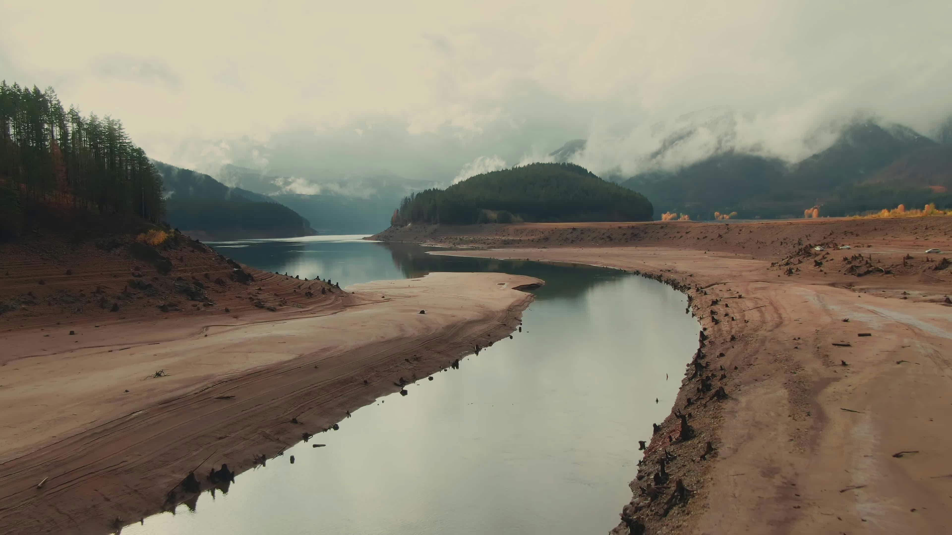 Discover drying-river-in-a-deforested-landscape, a story-driven footage ...