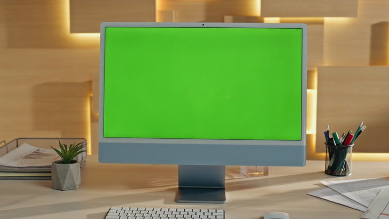Computer, Green Screen, Lcd, Chroma Key by Stockbusters – Stock Footage ...