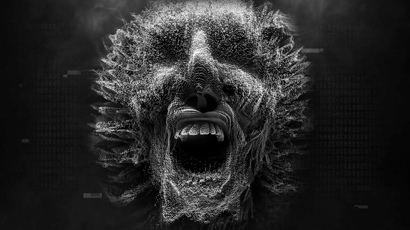 Cyber, Distorted, Techno Evil, Digital Demon by ORIGAMO – Stock Footage ...
